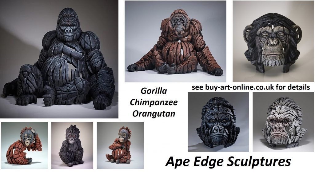 Edge Sculpture Apes – Buy Art Online